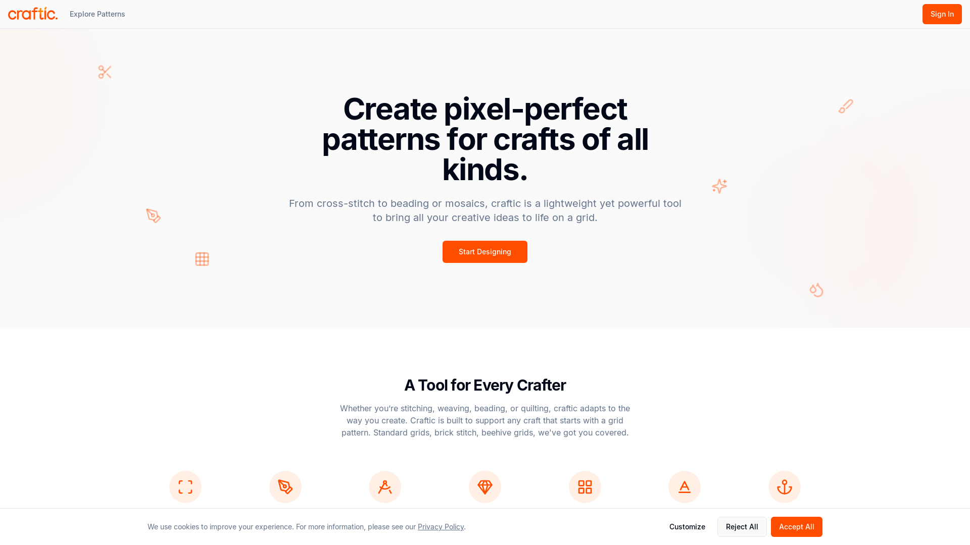 Craftic - Grid Pattern Creator