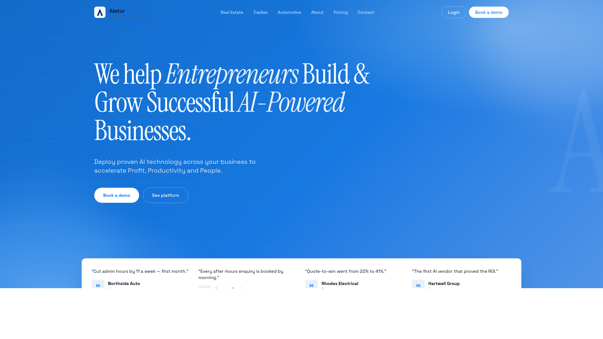 Aletor — Unleash your Human + AI superteam