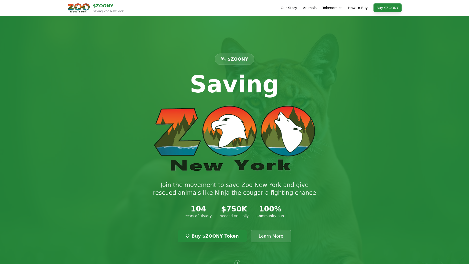 $ZOONY | Save Zoo New York