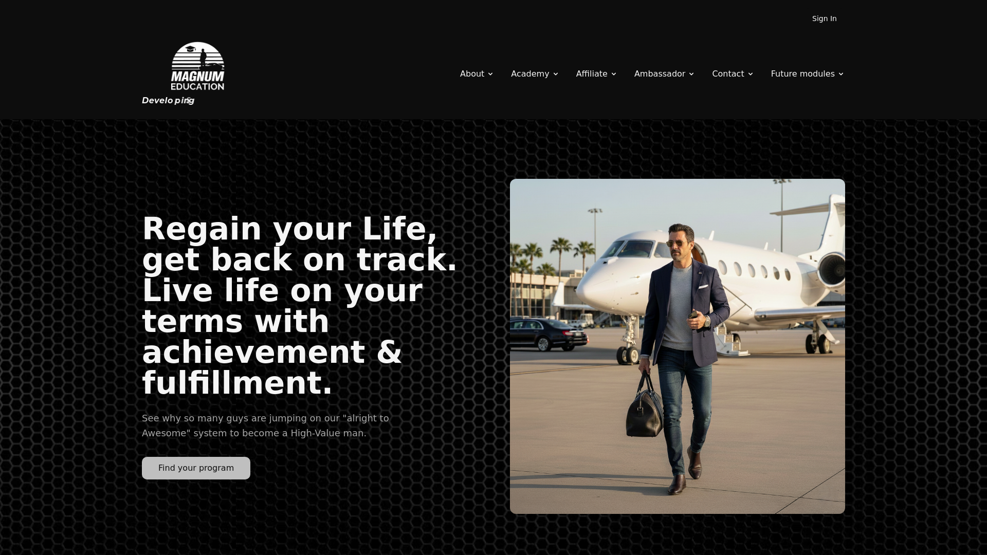Magnum Education - Life Mentorship & Financial Success for Men