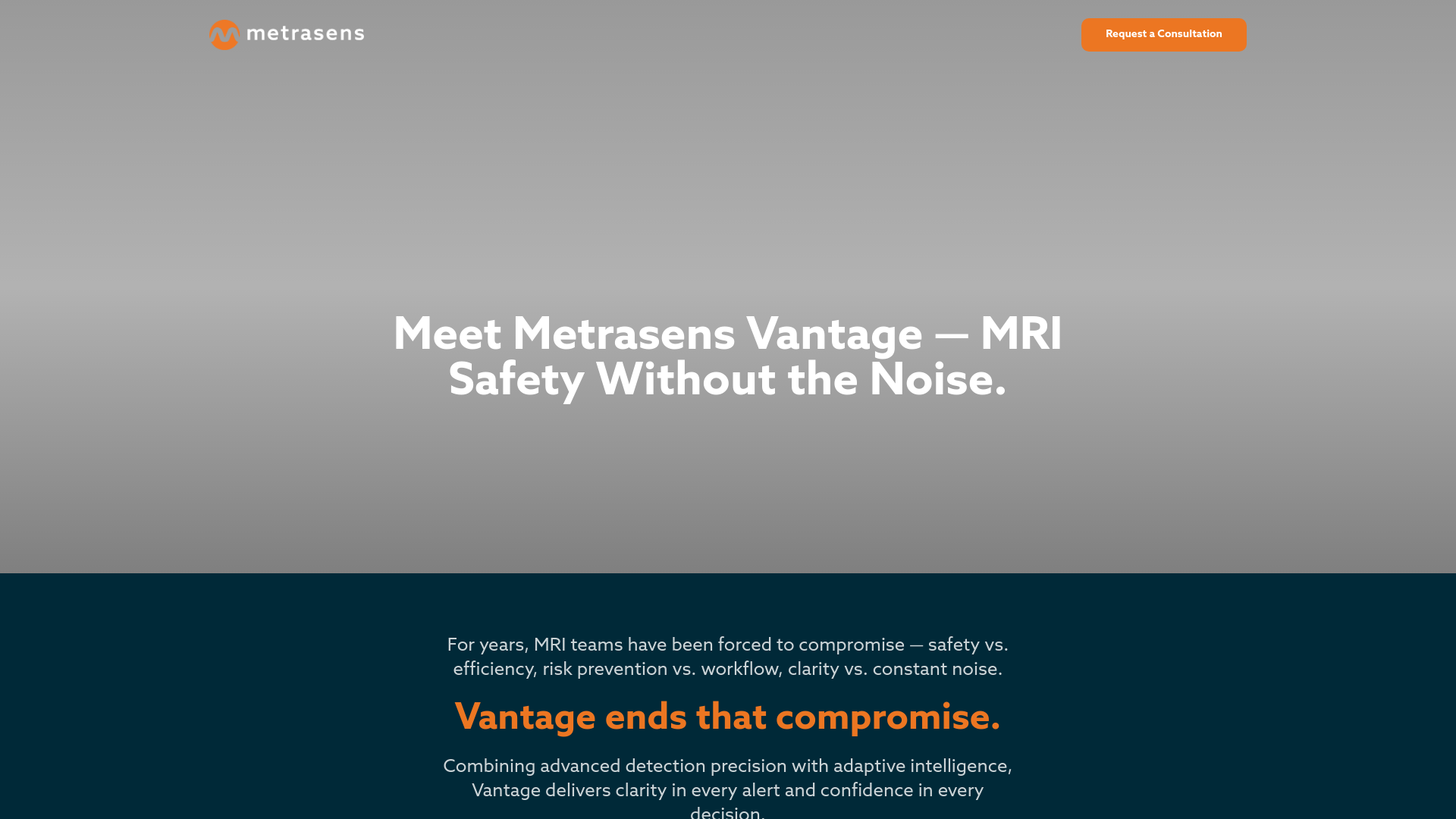 Metrasens Vantage - MRI Safety Without the Noise