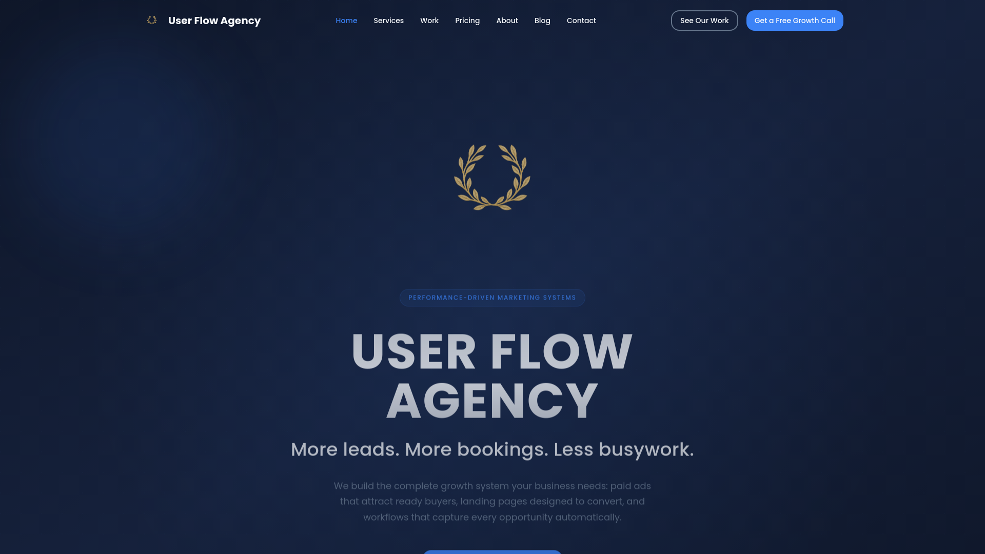 User Flow Agency | More Calls, More Bookings, Less Busywork
