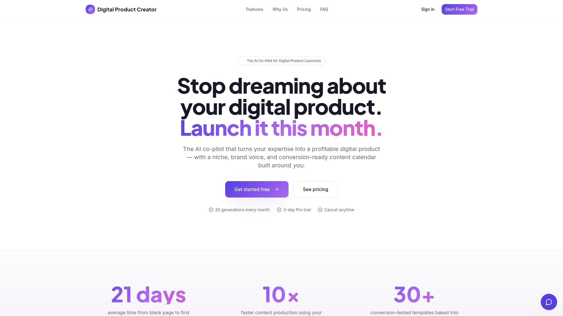 Digital Product Creator — AI Co-Pilot for Your Product Launch