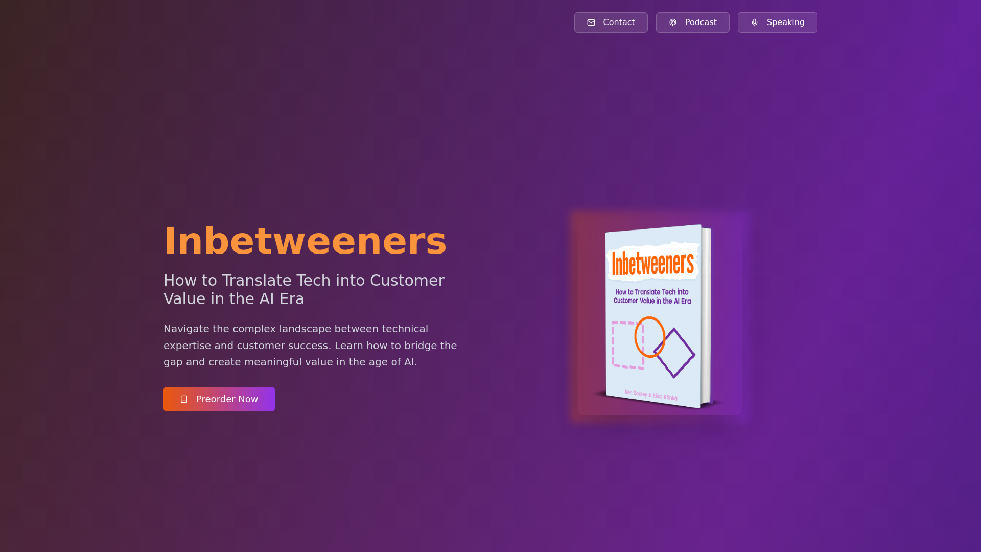 Inbetweeners Business Book - Technology Translation Guide for Leaders